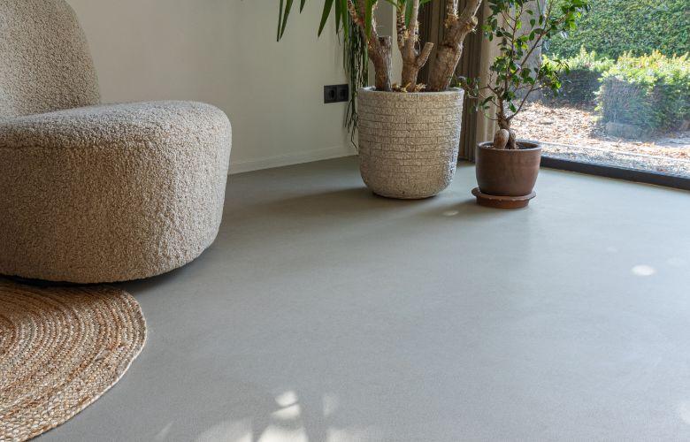 PU Gietvloer met vloerverwarming | Gietvloer Showroom